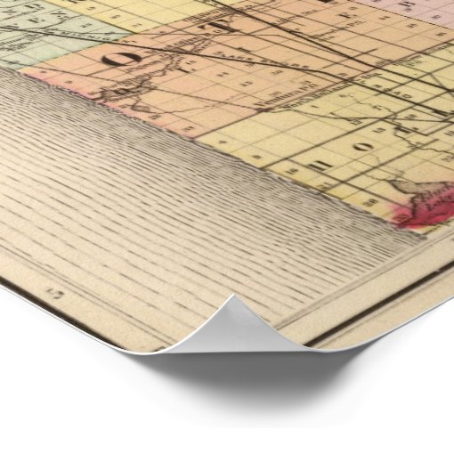 Map of Ottawa County, Michigan Poster | Zazzle