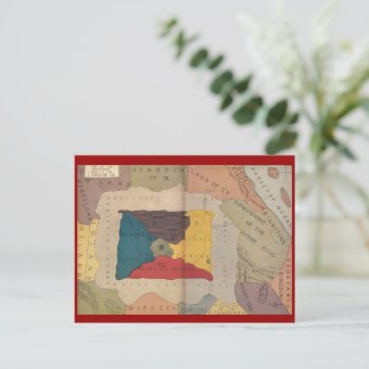 Map of Oz and Surrounding Countries Postcard | Zazzle