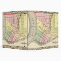 Map of Parkersburg, West Virginia 3 Ring Binder | Zazzle