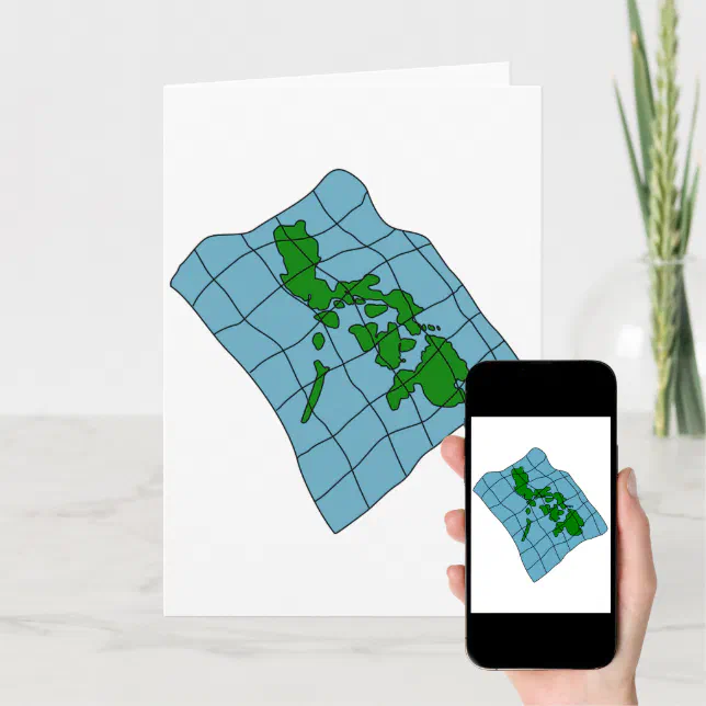 Map Of Philippines Greeting Cards | Zazzle