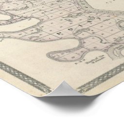 Map of Posey County Poster | Zazzle