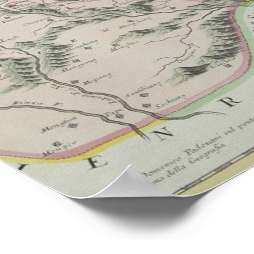 Map of Provinces in China Poster | Zazzle