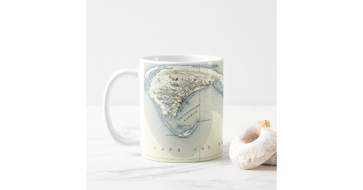 Map of Provincetown Cape Cod Massachusetts Coffee Mug | Zazzle