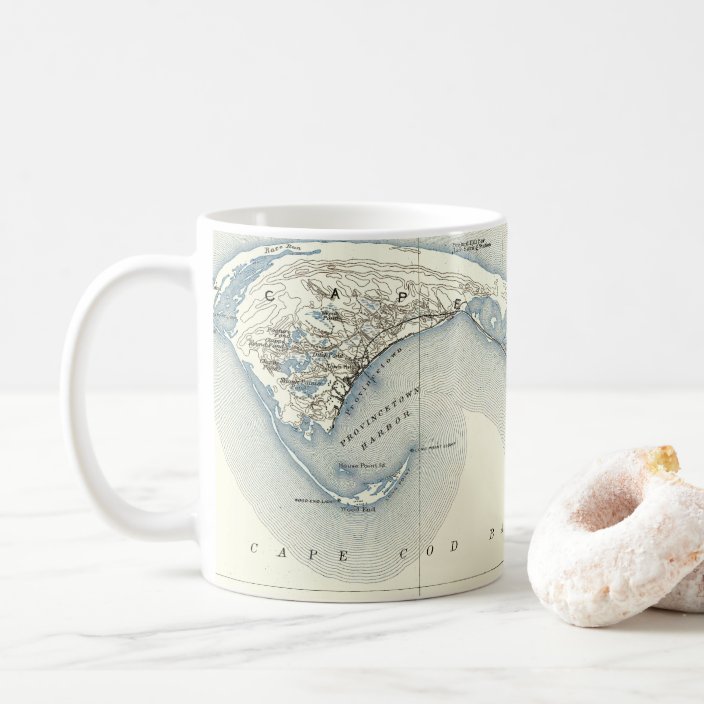 Map of Provincetown Cape Cod Massachusetts Coffee Mug | Zazzle.com