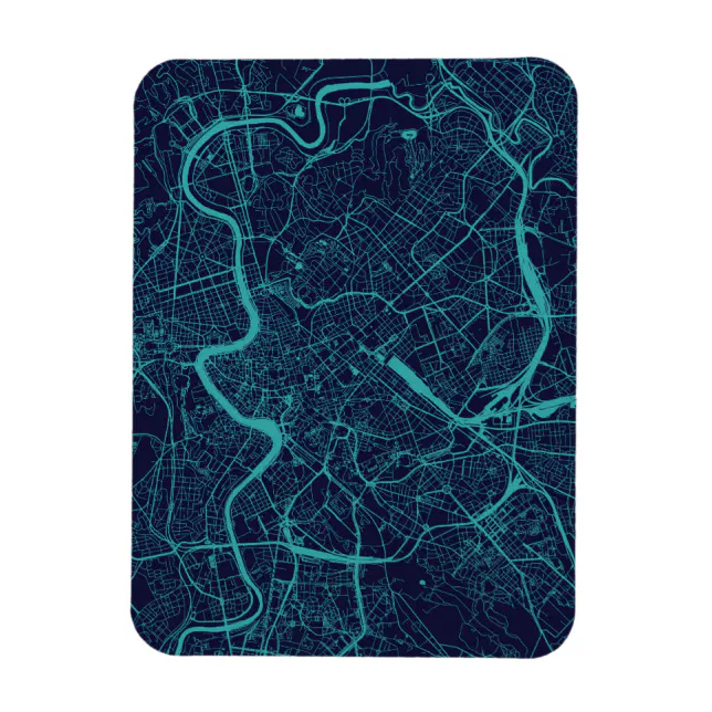 Map of Rome Magnet | Zazzle