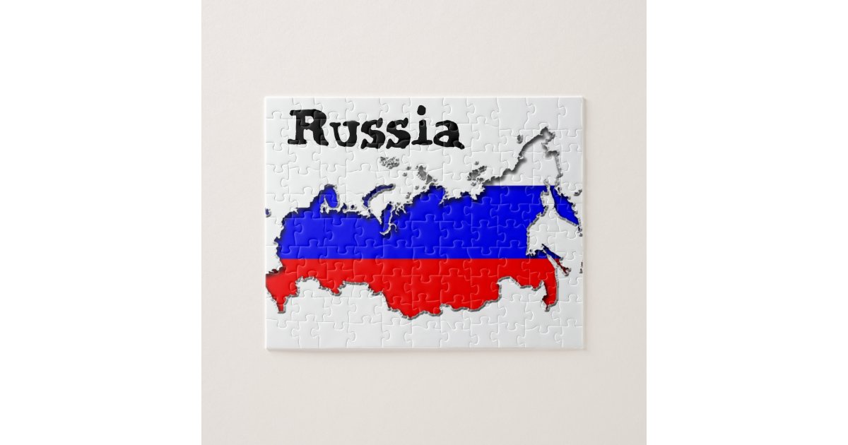 Map Of Russia Puzzle | Zazzle