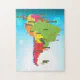 Map of South america Jigsaw Puzzle | Zazzle