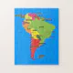 Map of South america Jigsaw Puzzle | Zazzle