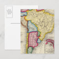 Map Of South America Postcard | Zazzle