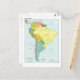 Map of South- America Postcard | Zazzle