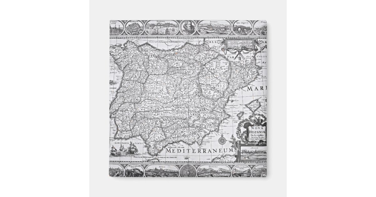 Map of Spain Magnet | Zazzle