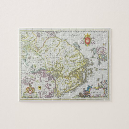 Map of Stockholm, Sweden Jigsaw Puzzle | Zazzle.com