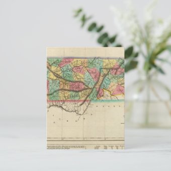 Map Of Tennessee Postcard | Zazzle
