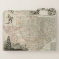 Map of Texas with County Borders File Folder | Zazzle