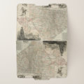 Map of Texas with County Borders File Folder | Zazzle