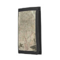 Map of Texas with County Borders Tri-fold Wallet | Zazzle