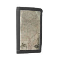 Map of Texas with County Borders Tri-fold Wallet | Zazzle