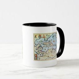 Map of the Caribbean islands Mug | Zazzle