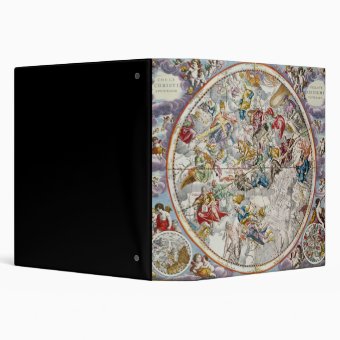 Map of the Christian Constellations as depicted 3 Ring Binder | Zazzle