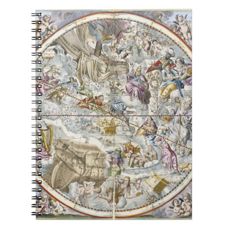 Map of the Christian Constellations as Depicted by Notebook | Zazzle