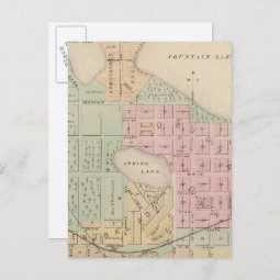 Map of the City of Albert Lea, Minnesota Postcard | Zazzle