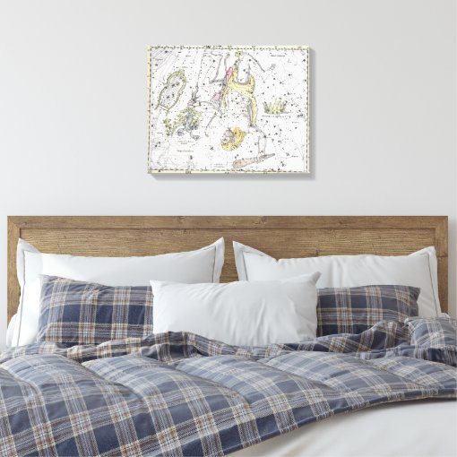 Map of The Constellations Plate VIII Canvas Print | Zazzle