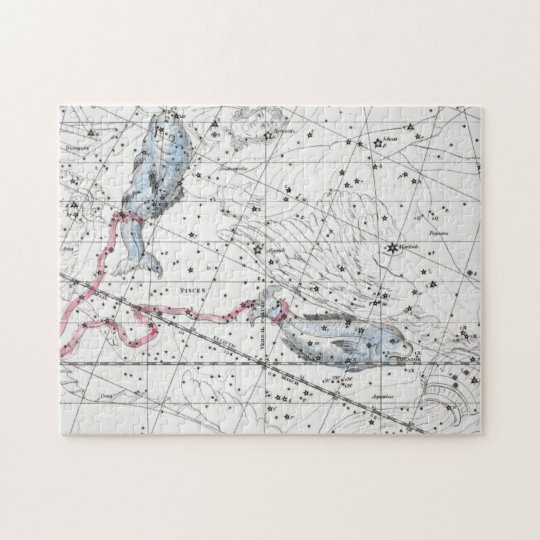 Map of The Constellations Plate XXII Jigsaw Puzzle | Zazzle.com