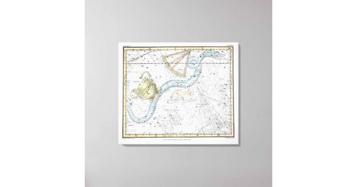 Map of The Constellations Plate XXVI Canvas Print | Zazzle