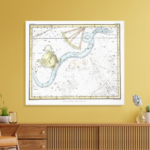 Map of The Constellations Plate XXVI Canvas Print | Zazzle