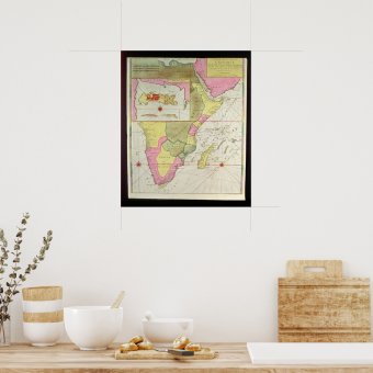 Map of the Countries of Africa Poster | Zazzle