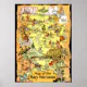 Map of the Fairy Tale Lands (in 23 sizes) Poster | Zazzle