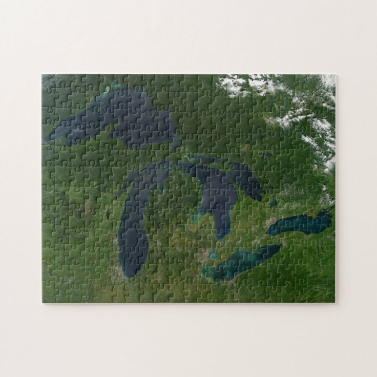 Map of the Great Lakes. Jigsaw Puzzle | Zazzle