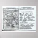 Map of the Island of Utopia and its Alphabet Poster | Zazzle