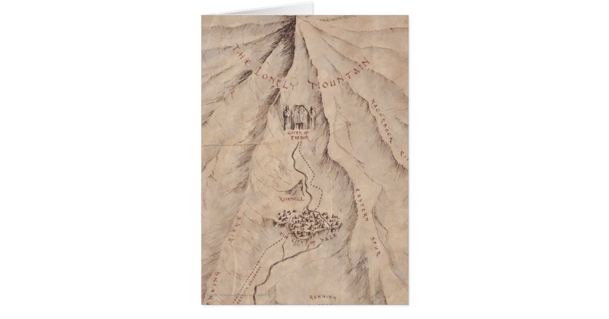 Map of The Lonley Mountain | Zazzle