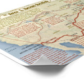 Map of the Mormon Battalion Poster | Zazzle