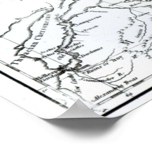 Map of the parts of Europe and Asia Poster | Zazzle