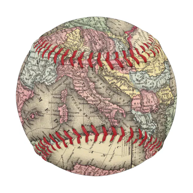 Map of the Roman Empire Baseball | Zazzle