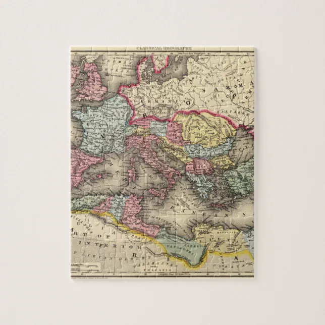 Map of the Roman Empire Jigsaw Puzzle | Zazzle