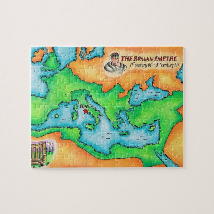 Map of the Roman Empire Jigsaw Puzzle | Zazzle.com