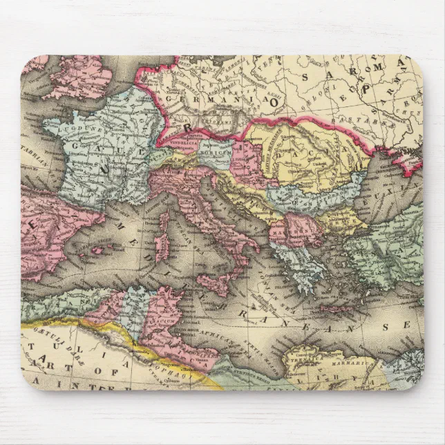 Map of the Roman Empire Mouse Pad | Zazzle