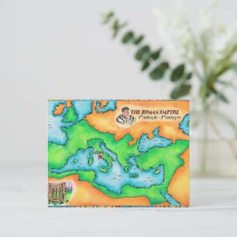 Map of the Roman Empire Postcard | Zazzle
