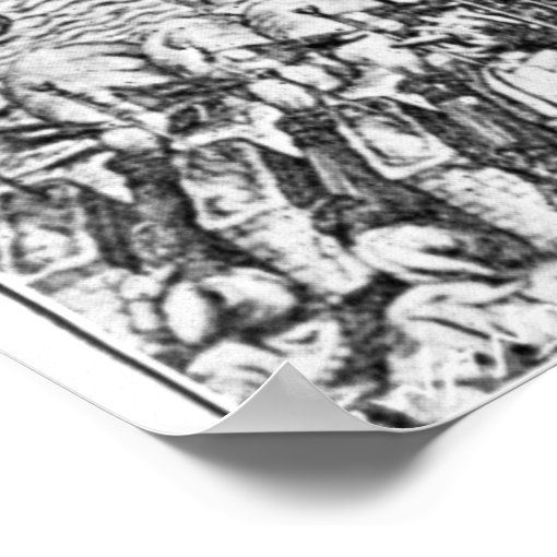 Map of the Siege of Malta in 1565 Poster | Zazzle