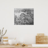 Map of the Siege of Malta in 1565 Poster | Zazzle