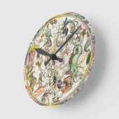 Map of the Southern Hemisphere, from 'The Celestia Round Clock | Zazzle