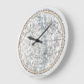 Map of The Southern Hemisphere Plate XXVIII Large Clock | Zazzle