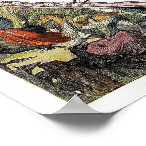 Map of the Square and Stationary Flat Earth Plane Poster | Zazzle