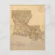 Map of the State of Louisiana (1876) Postcard | Zazzle