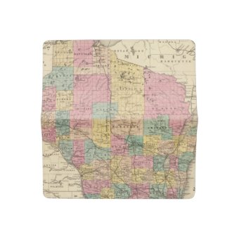 Map of the State of Wisconsin Checkbook Cover | Zazzle