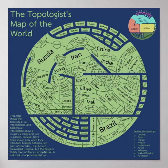 map of the supercontinent Pangaea Poster | Zazzle
