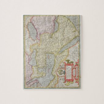 Map of the Turkish Empire, from the Mercator 'Atla Jigsaw Puzzle | Zazzle